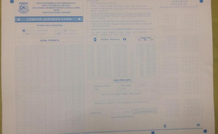 Walau Ljk Buram Di Tangsel Tak Ada Usbn Sd Susulan Palapanews